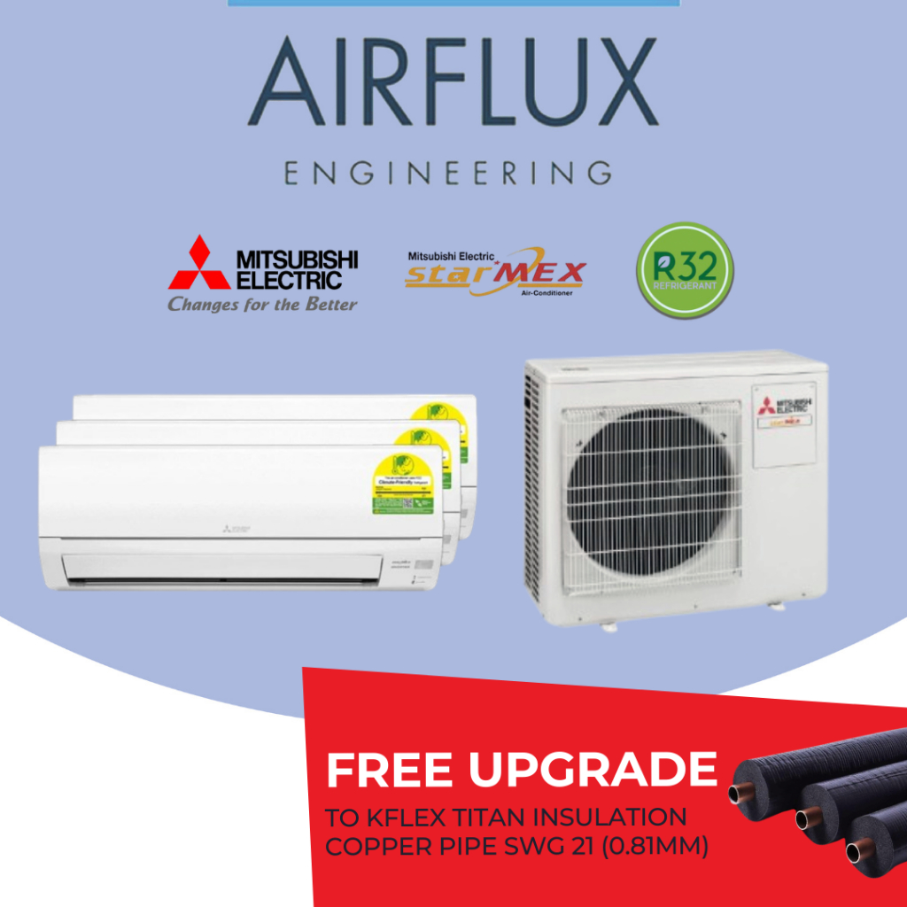 MITSUBISHI ELECTRIC STARMEX AIR-CONDITIONER SYSTEM 3 - NEW R32 ...