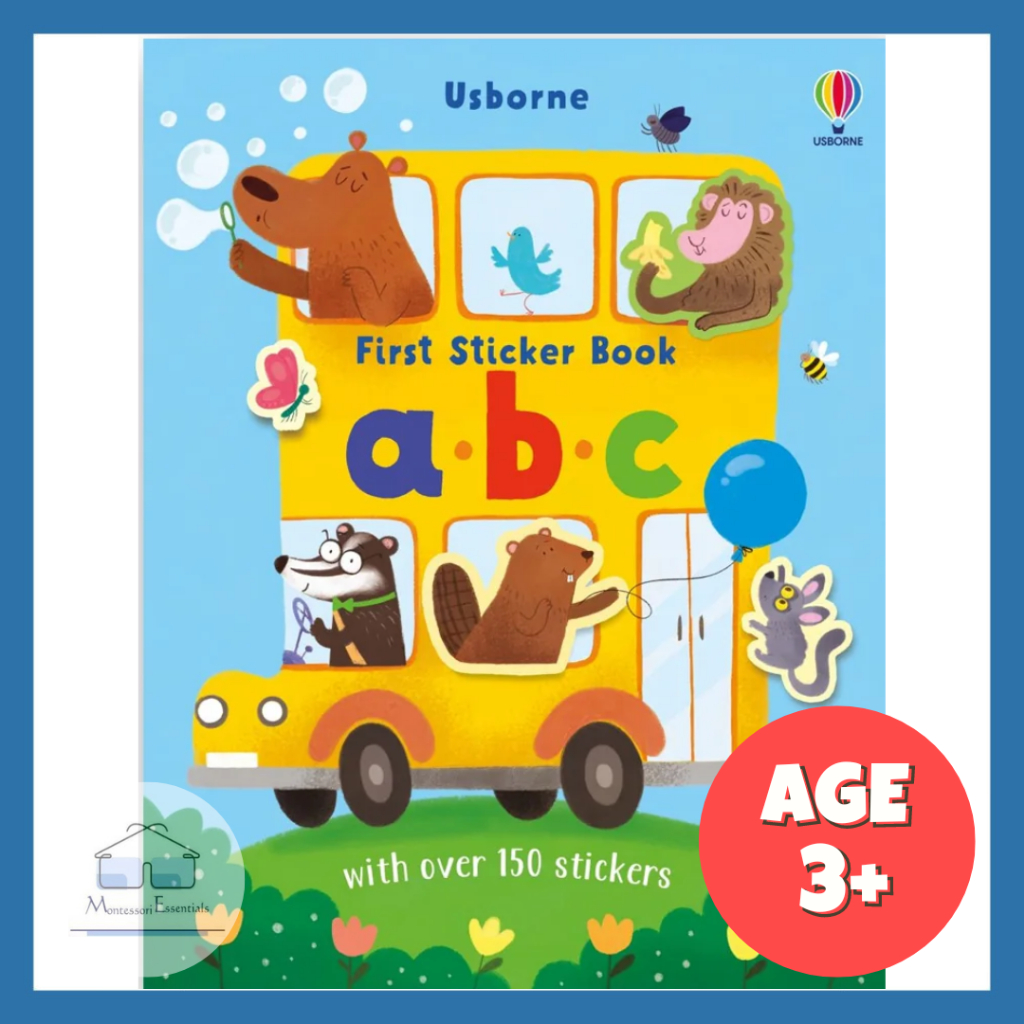 [PRE-ORDER] (ABC) Usborne First Sticker Book Kids Sticker Books ...