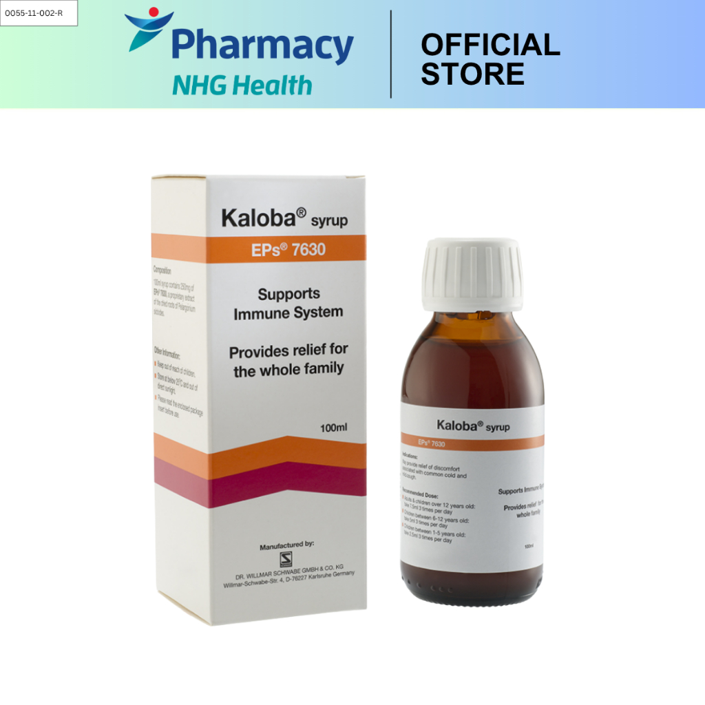 Kaloba Syrup 100ml [relieves symptoms of flu] (Expiry Date: July 2026 ...