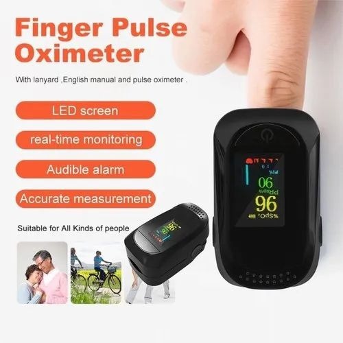 PULSE Portable Finger Pulse LED OXIMETER HIGH SENSITIVITY HEART RATE ...