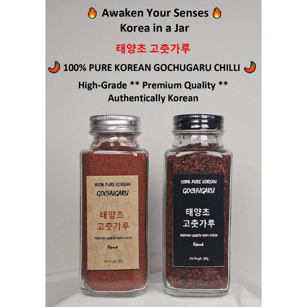 120g Authentic Korean Gochugaru 100% Pure Red Pepper Chilli Powder ...