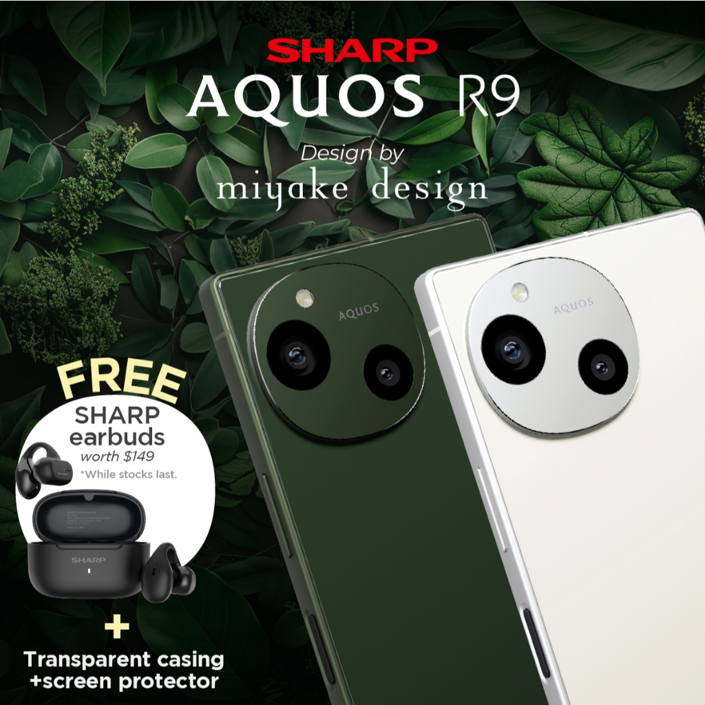 SHARP AQUOS R9 Mobile Phone - Available in 2 Colours (Green/White) | Shopee Singapore