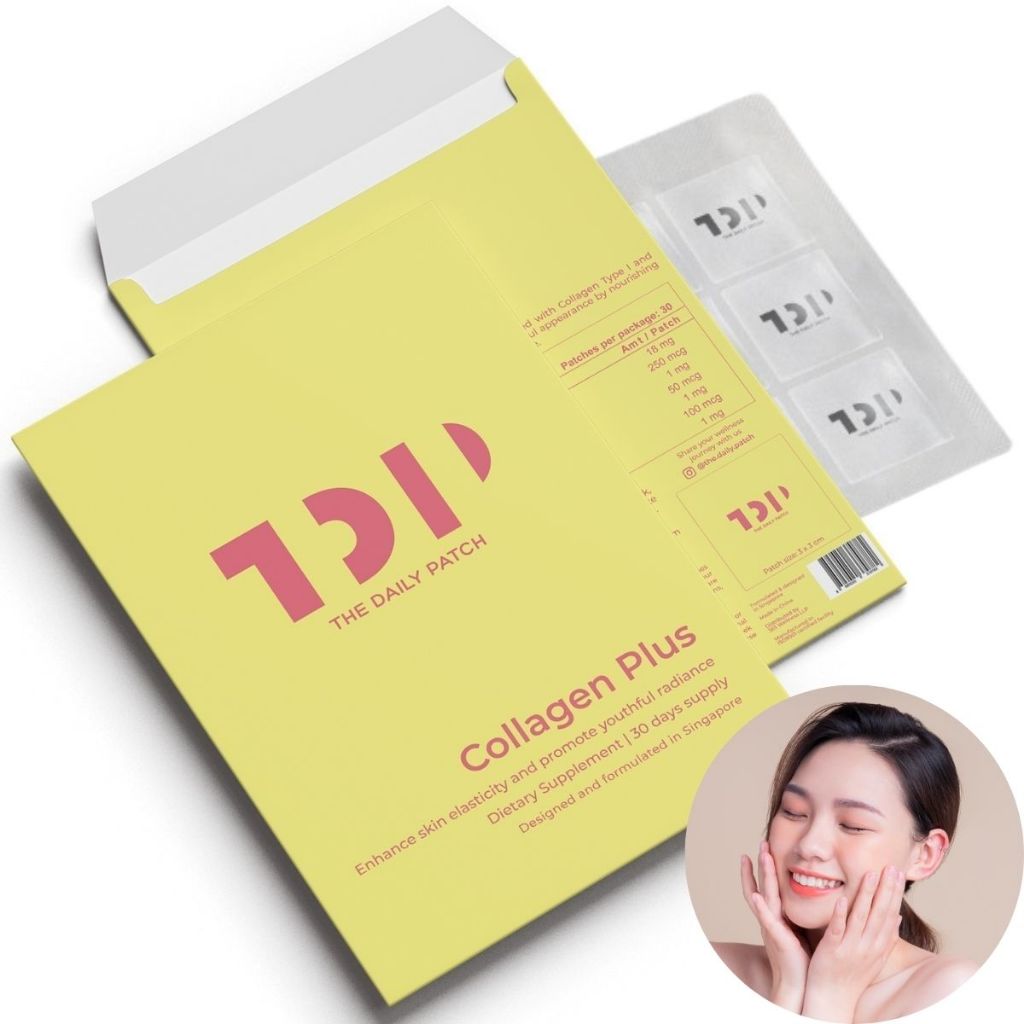 The Daily Patch Collagen Plus Vitamin Patch - Promote Skin Health ...