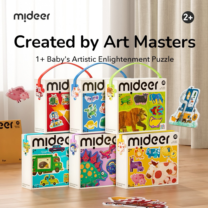 🧩 MIDEER PUZZLE 🧩 MY FIRST ARTIST JIGSAW PUZZLE Educational Children ...