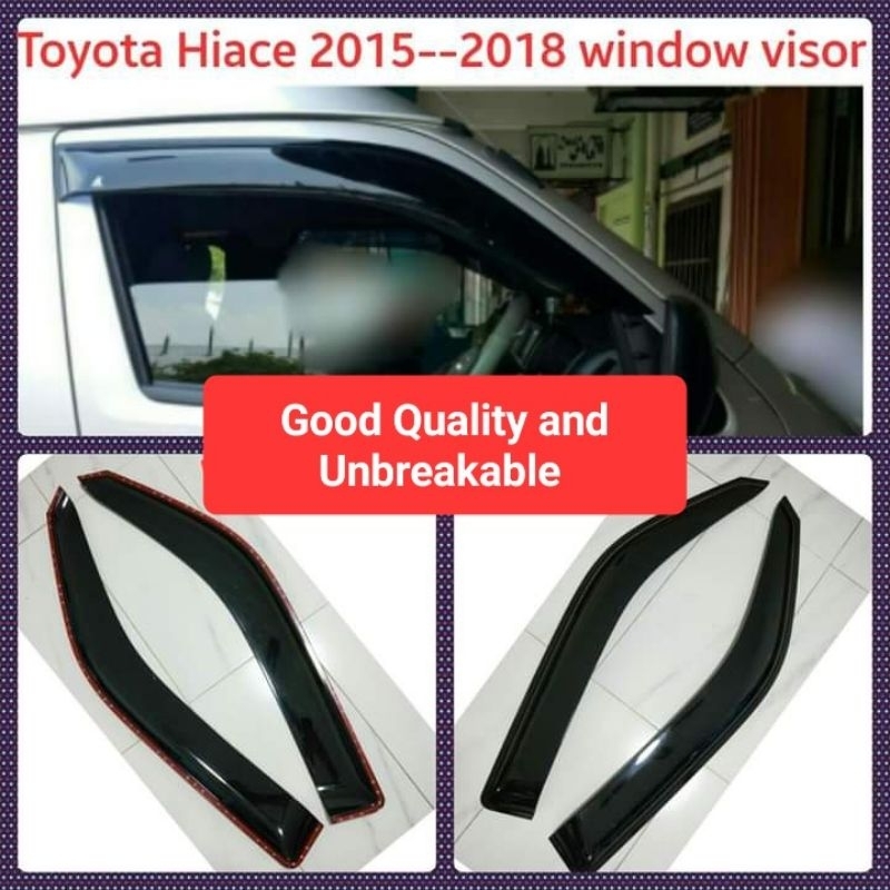 Toyota Hiace/Hiace ( 2015--2019) good quality window visor@ unbreakable ...