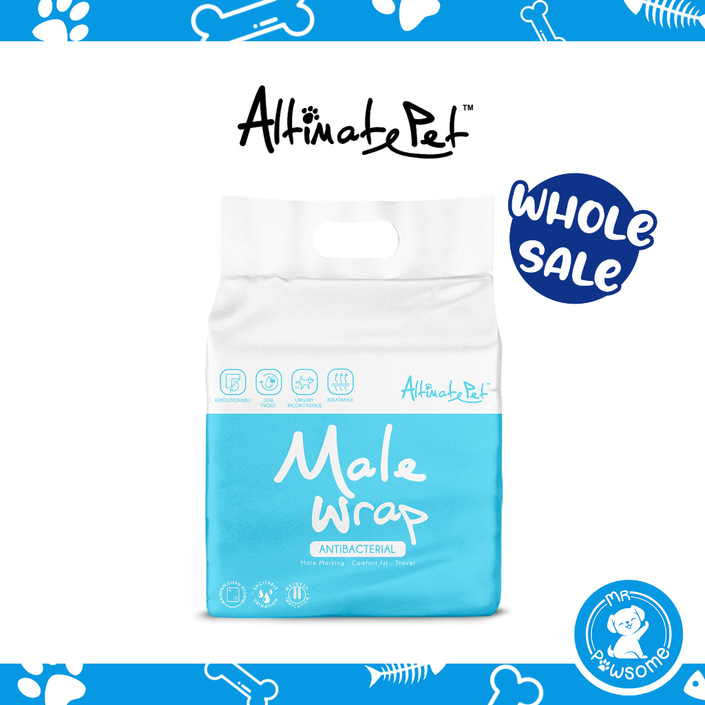 [As Low As $7.60] Altimate Pet Disposable Male Dog Wrap | Shopee Singapore