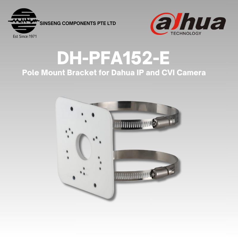 Dahua PFA152-E Pole Mount CCTV Bracket Aluminum for IP Camera | Shopee ...