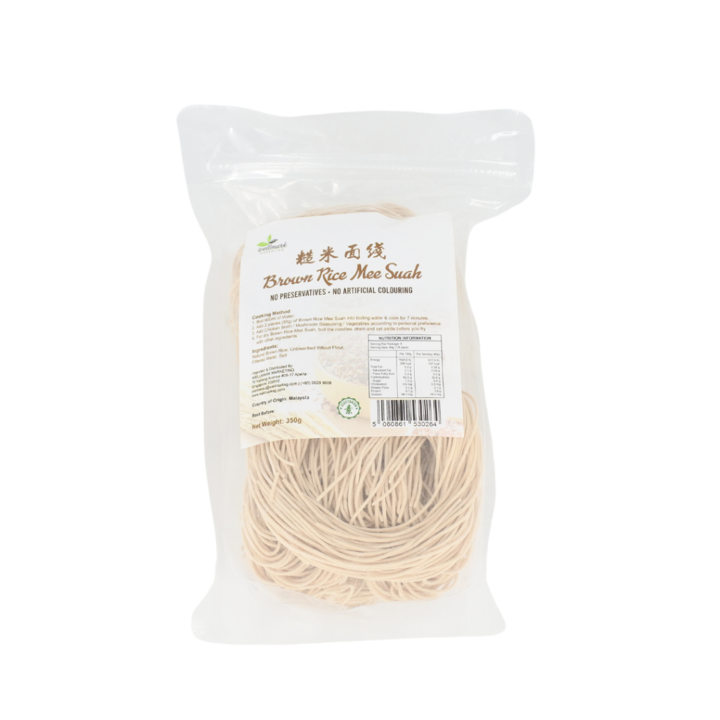 [WELLMARK] Brown Rice Mee Suah 糙米面线350g | Shopee Singapore