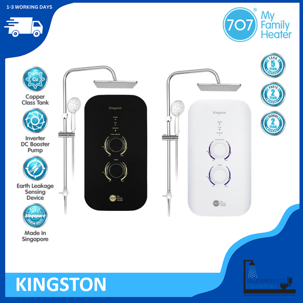 707 Instant Water Heater Kingston with Rain Shower | Shopee Singapore