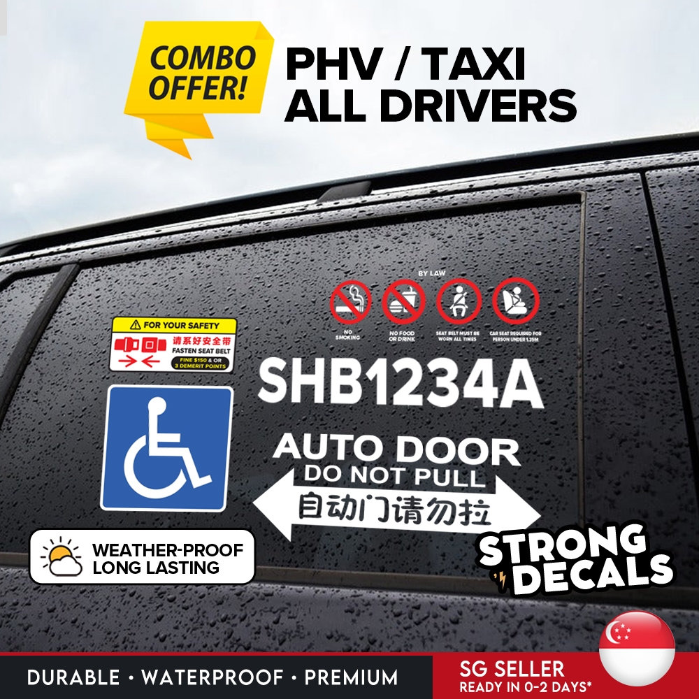 [SG Seller] Combo Deal for PHV Taxi Grab Gojek Lalamove Foodpanda ...