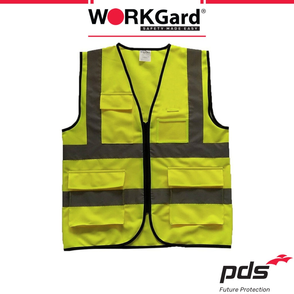 WORKGard Safety Vest, High Visibility Reflective Vest, Construction ...