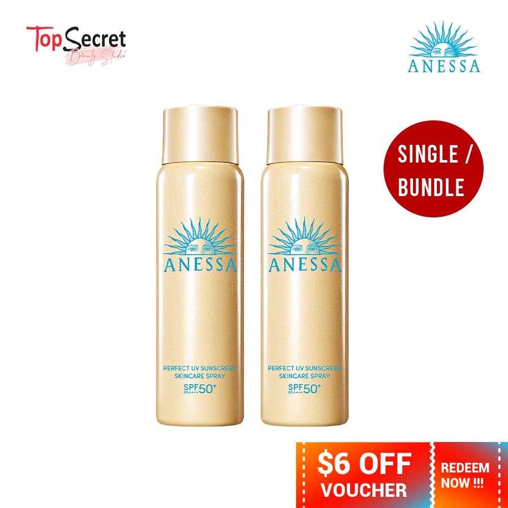 New Packaging!! Anessa Perfect UV Sunscreen Skincare Spray 60ml SPF50 ...
