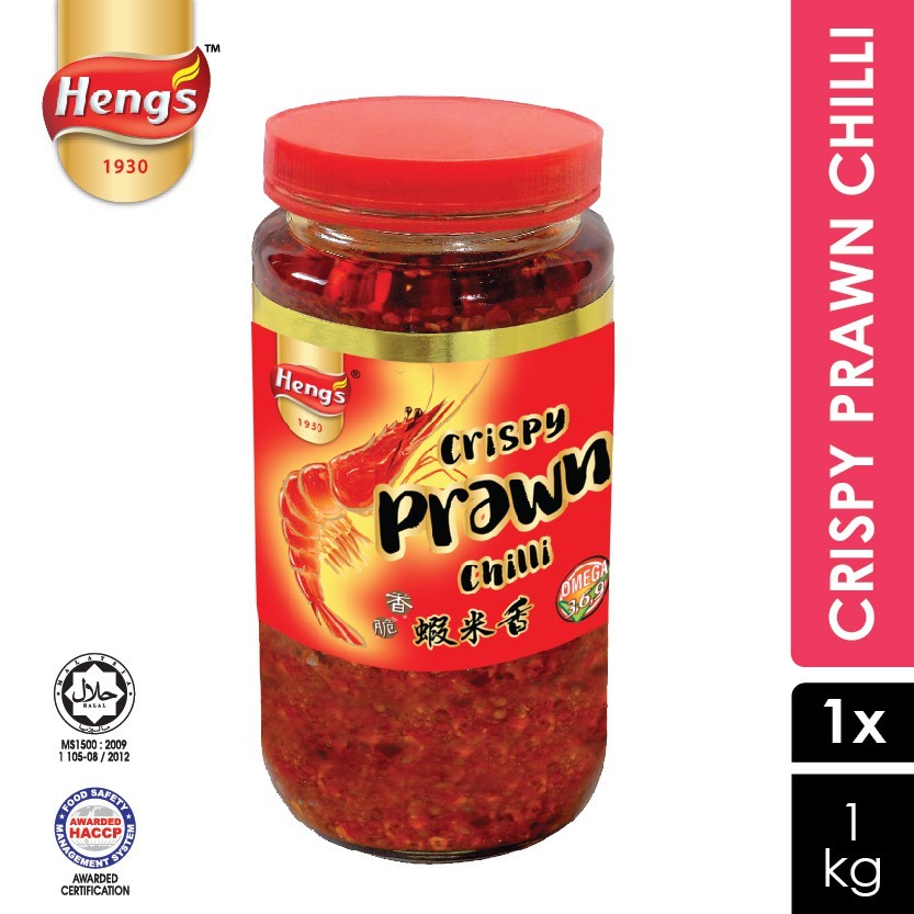 [WHOLESALE PRICE] HENG'S Crispy Prawn Chilli | Sambal Udang Ranggup 1KG | Shopee Singapore