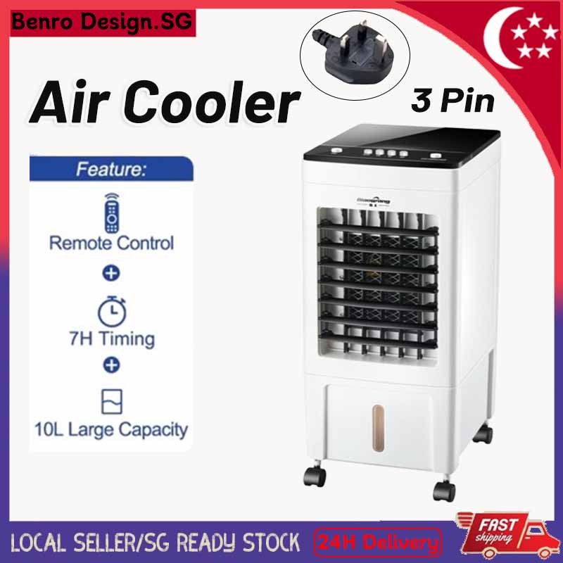 🇸🇬【Ready stock】Air Cooler 10L Large Water Tank Air Cooler Windowless ...
