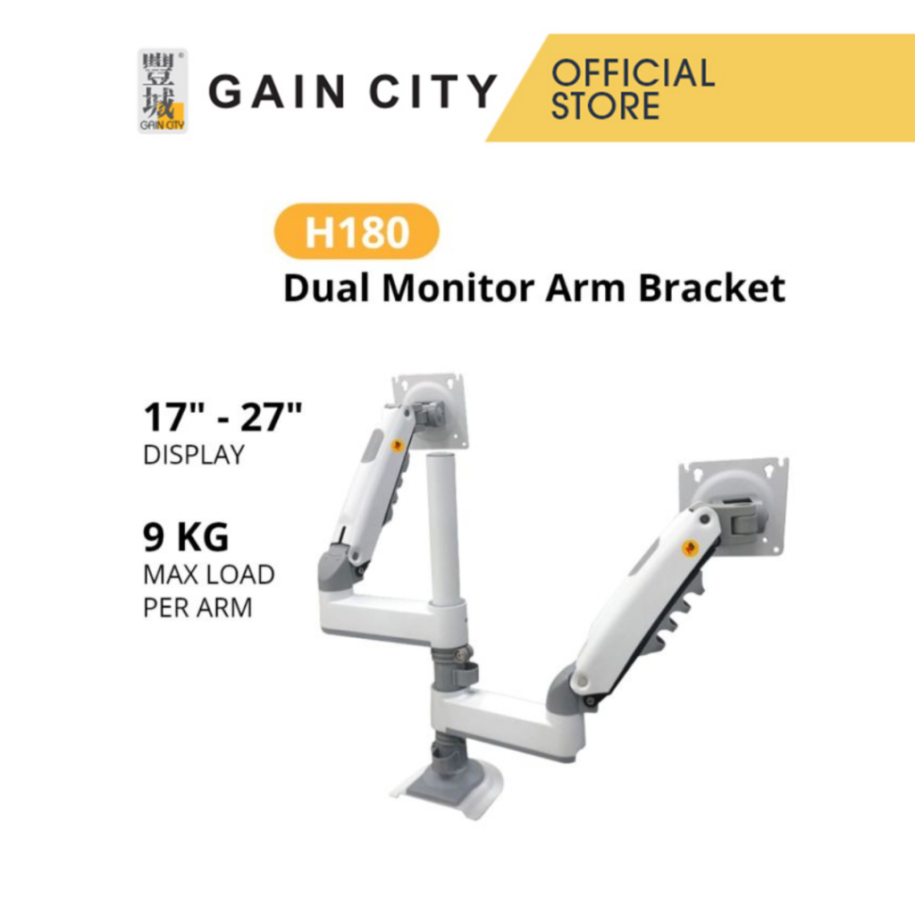 North Bayou Monitor Arm H180 - White | Shopee Singapore