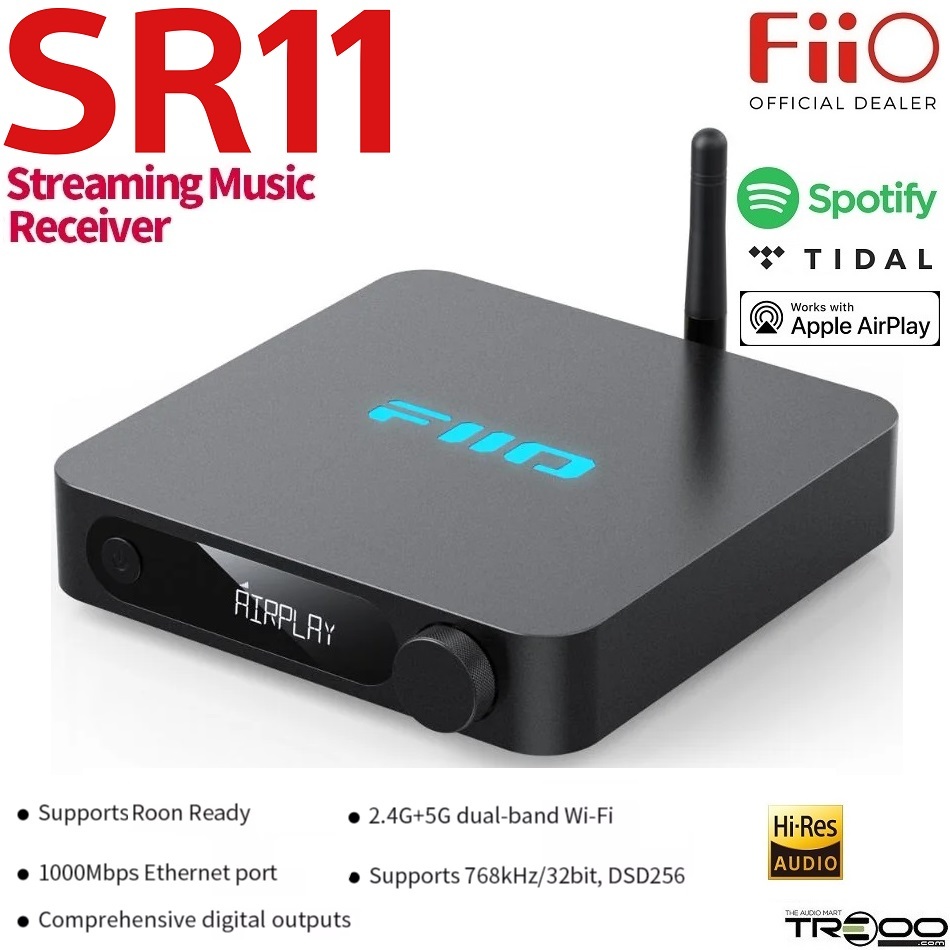FiiO SR11 Wireless WiFi Network Streamer Transport | Shopee Singapore
