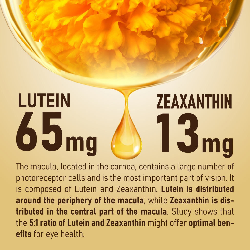 [Herbase] Lutein 65mg Zeaxanthin 13mg (Made in Japan) (60 Day Supply ...