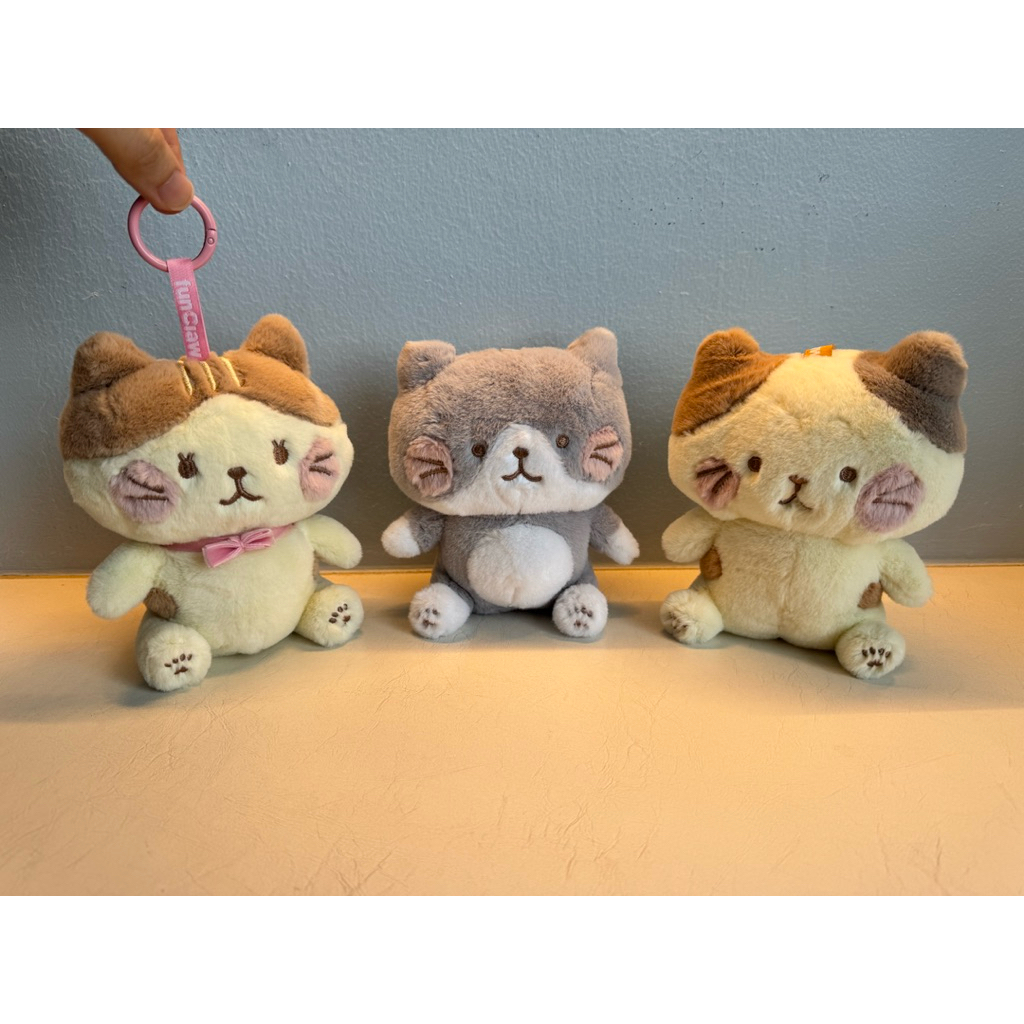 [10.10 SALE] FUNCLAW Pendant keychain Plushie Cute Kitten Cat Brown ...