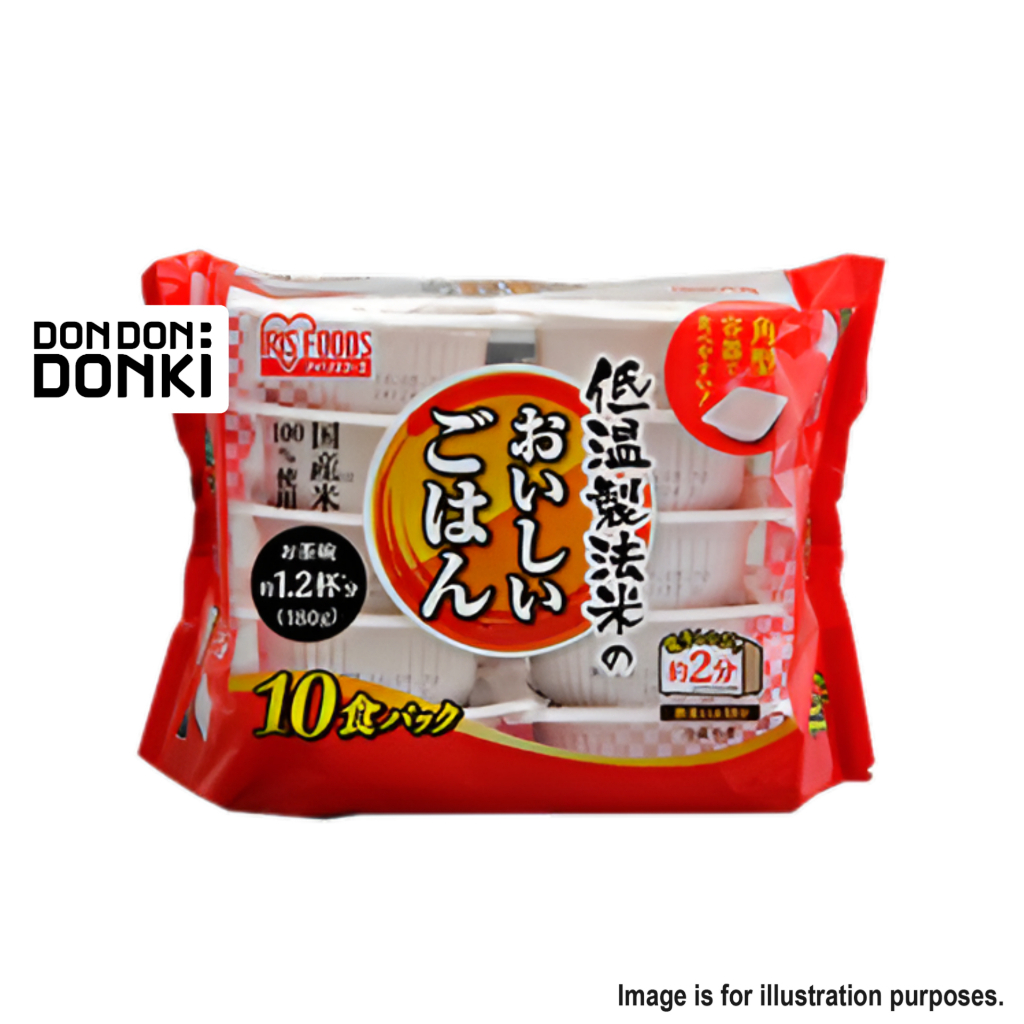 [DONKI] IRIS FOODS Packed Rice 180g x 10 packs | Shopee Singapore