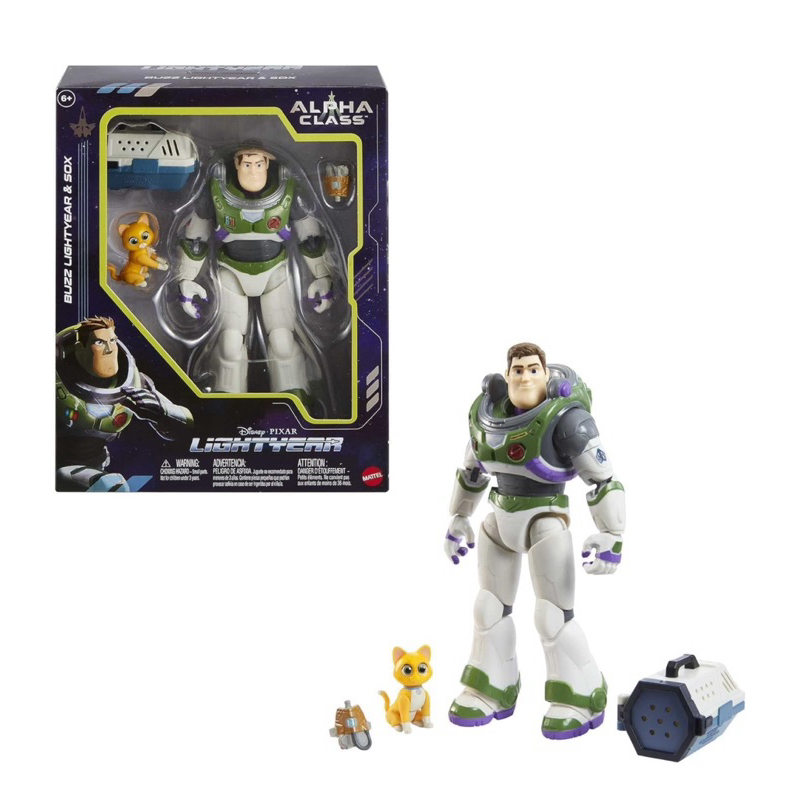 Disney Pixar Buzz Lightyear & Sox Alpha class | Shopee Singapore