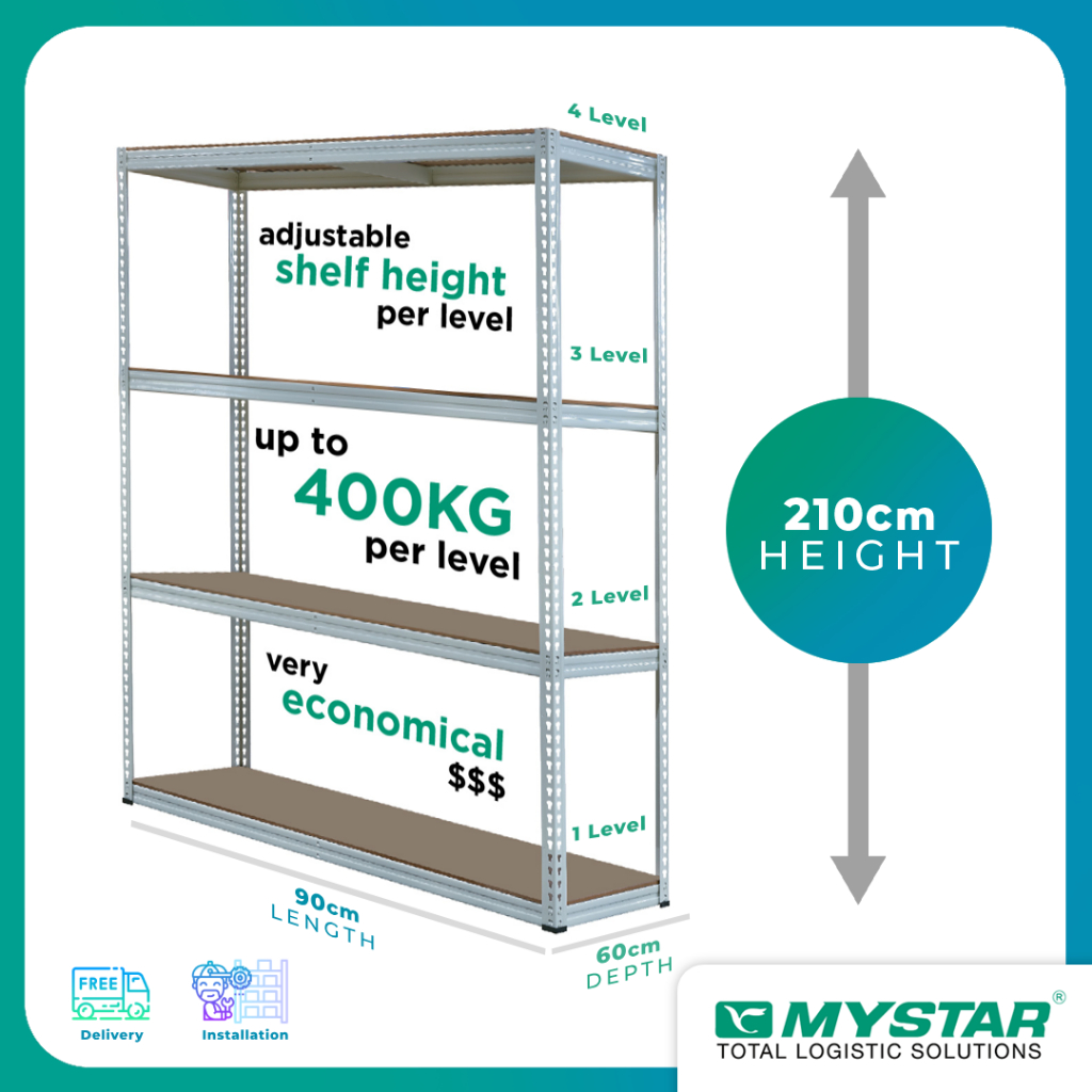 Original MYSTAR Boltless Rack for Bomb Shelter and Storeroom ...