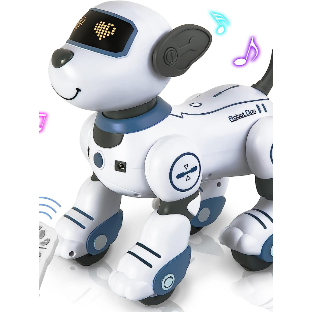 Robot dog toy programmable intelligent interactive stunt robot dog with ...