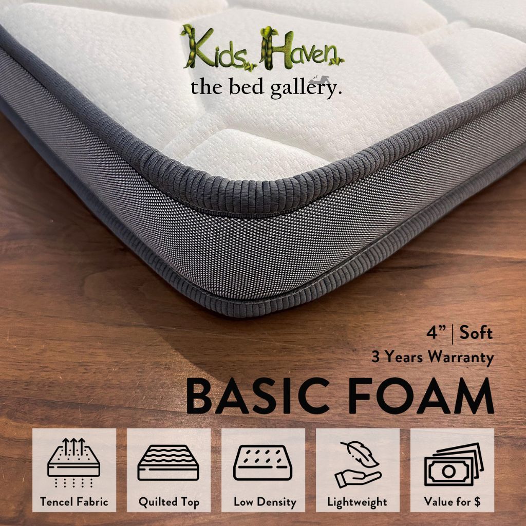 4" and 6" Basic Foam Mattress (Multiple Sizes) | Shopee Singapore