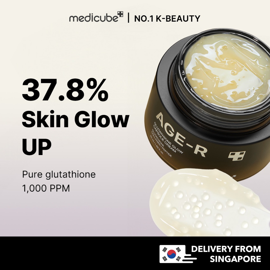 [medicube official] AGE-R Glutathione Glow Capsule Cream | Shopee Singapore