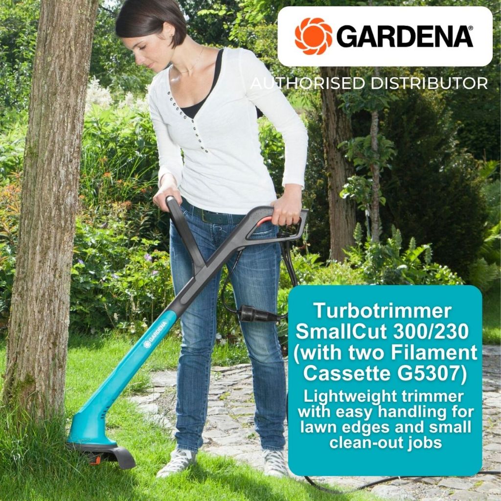 Gardena G9805-29 Grass Trimmer Small Cut (with two Replacement Filament ...