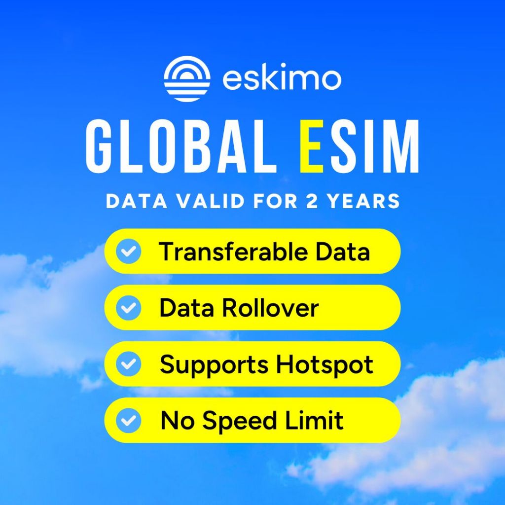 Eskimo eSIM Global Data Plan (2GB) - How to Redeem in Description ...