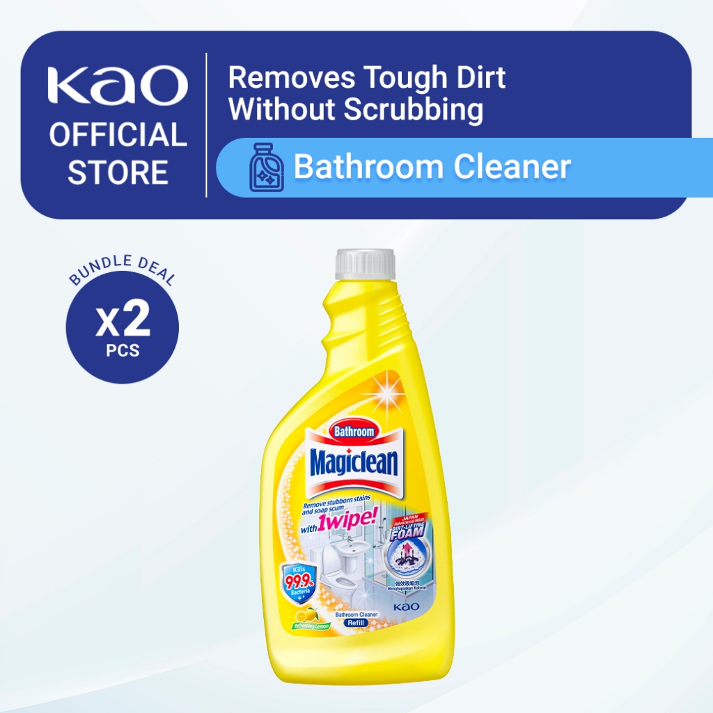 Magiclean Bathroom Refill Lemon 500ML (Bundle of 2) | Shopee Singapore