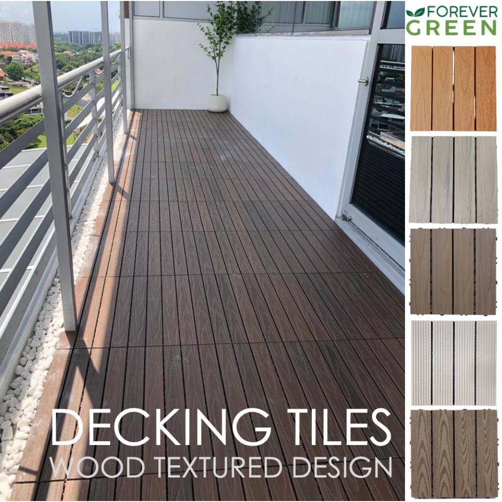 WOODEN DECKING Interlock Tiles Outdoor Decking Garden Decking Bathroom ...