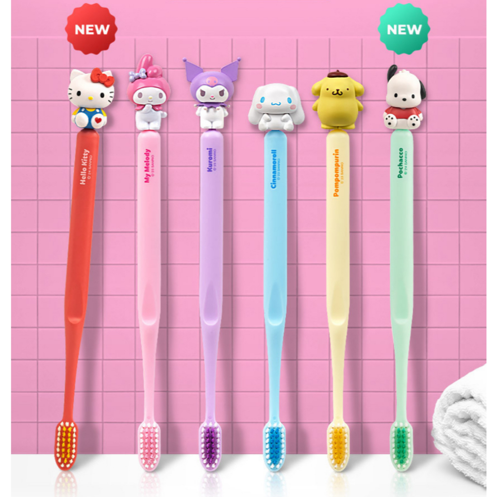 [ATEX] Made in Korea Sanrio Figure Toothbrushes Oral Care Kids 6Years ...