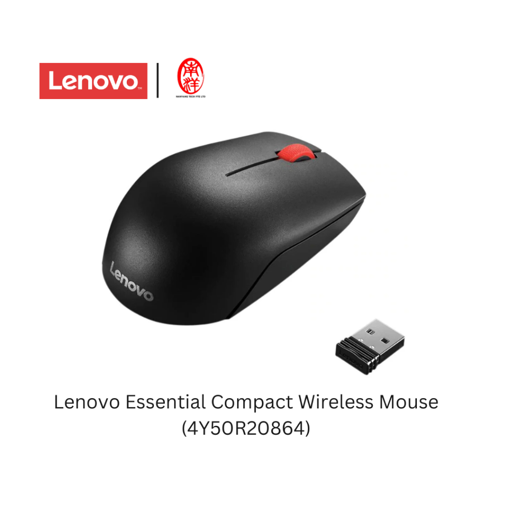 Lenovo Essential Compact Wireless Mouse (4Y50R20864) | Shopee Singapore