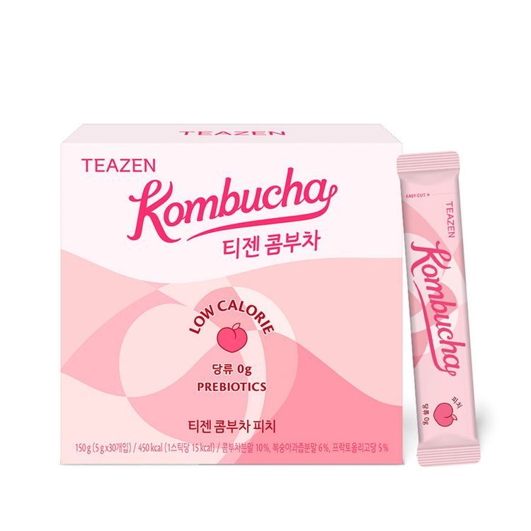 Teazen Peach -flavored Kombucha 5g x 30T (150g) | Shopee Singapore