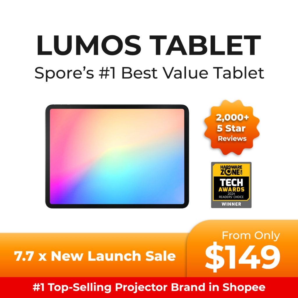 LUMOS TABLET | Best Value Tablet | Shopee Singapore