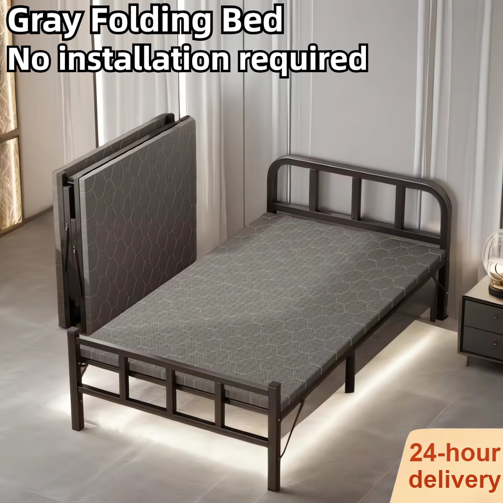 [SG Stock] Foldable Bed Portable Bed Lunch Break Bed Living Bedroom Bed ...