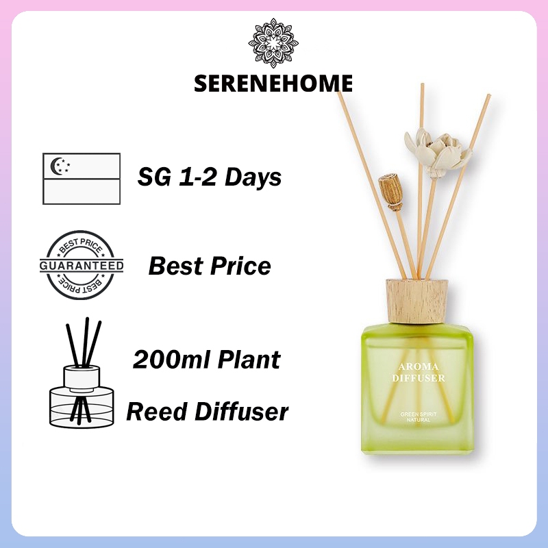 【SG Seller】Plant extract Reed Diffuser Home Fragrance Essential Oil ...