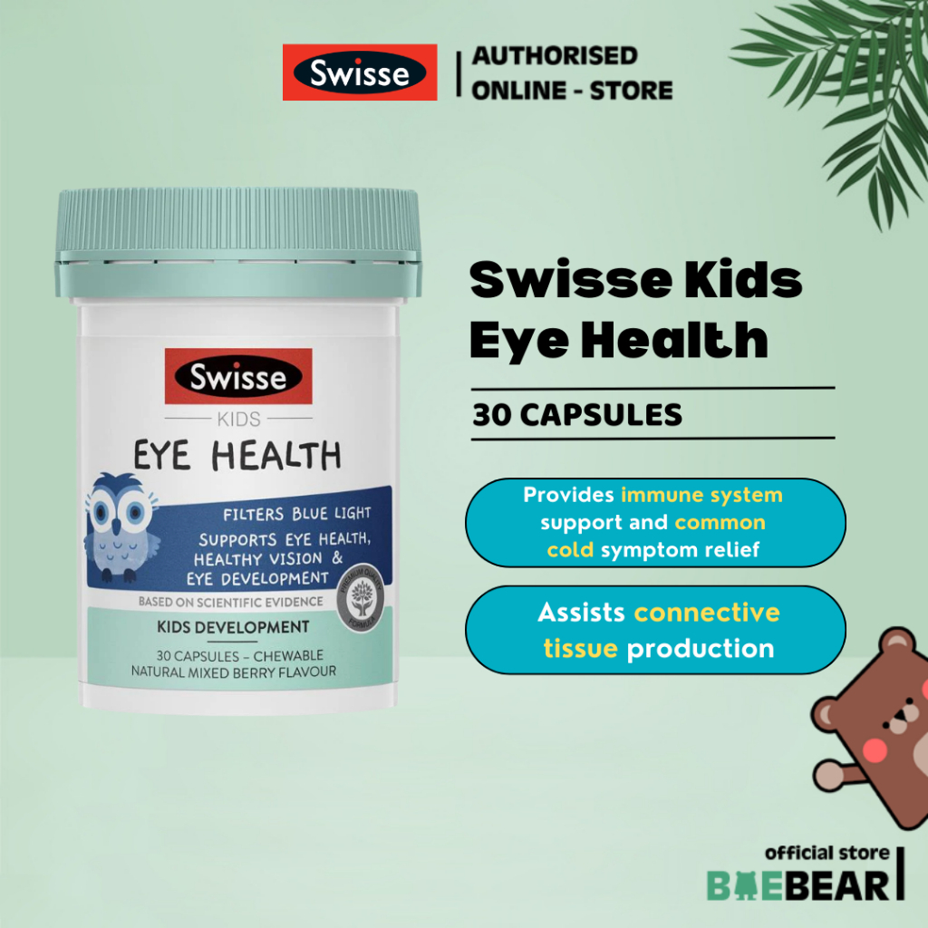 Swisse Kids Eye Health 30 caps [BaeBear.sg] | Shopee Singapore