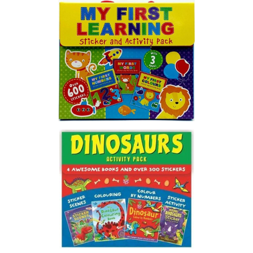 Dinosaur / My First Learning Sticker and Activity Pack (Igloo) | Shopee ...