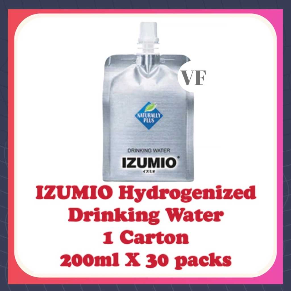 [Carton Sale] Naturally Izumio Hydrogenized Water 200ml x 30 Packets ...