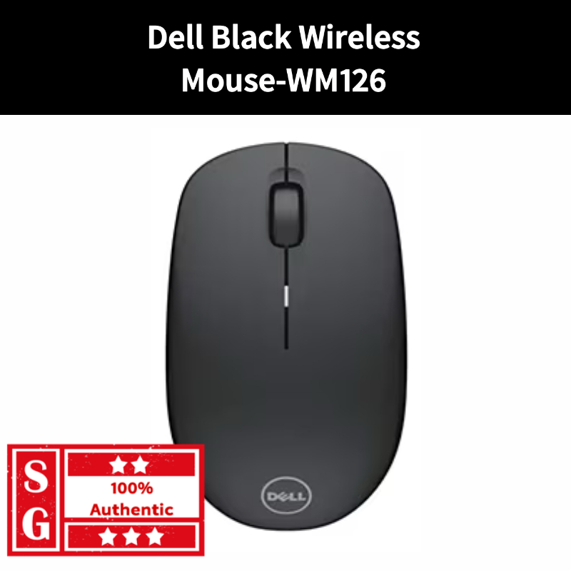 Dell Wireless Mouse WM126 (Black) 570-AAMO Dell WM126 Mouse Dell ...