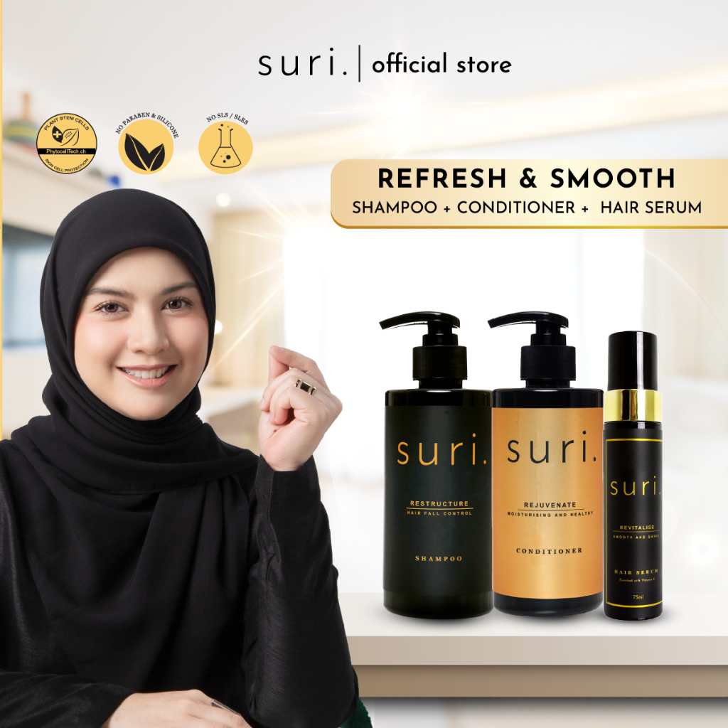 Suri Hair Fall Control Treatment Set C - Shampoo (300ml) + Conditioner ...