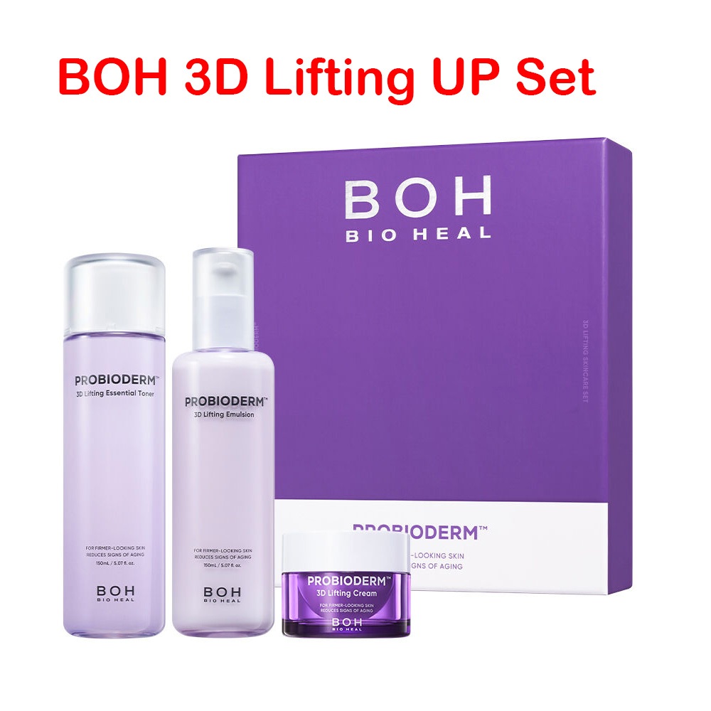 [SET] BIO HEAL BOH Probioderm 3D Lifting Skincare Set Toner (150ml ...