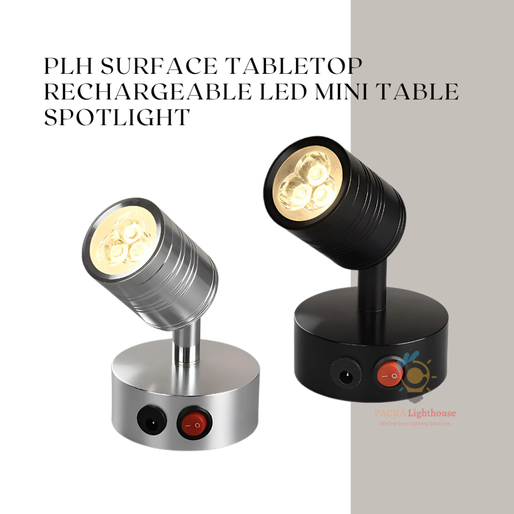 PLH Surface Tabletop 360 Degree Rotatable and Rechargeable/Power Supply ...