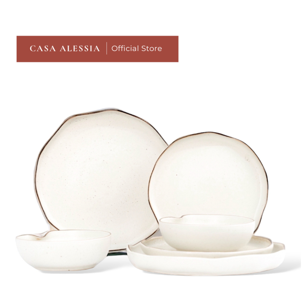 Wabi Classic Dinner Set Ceramic Stoneware 3pc Set | Shopee Singapore