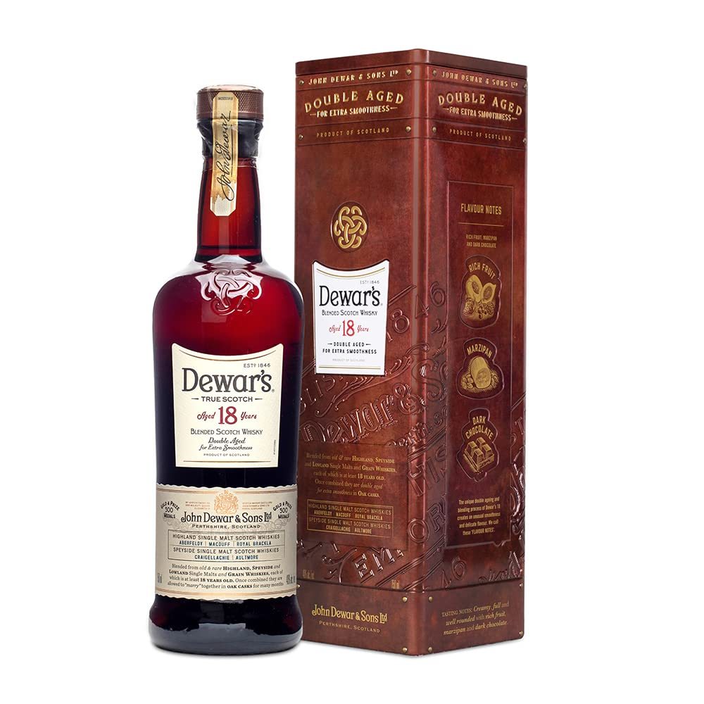 Dewars 18 Years Blended Scotch Whisky 750ml (with box) | Shopee Singapore