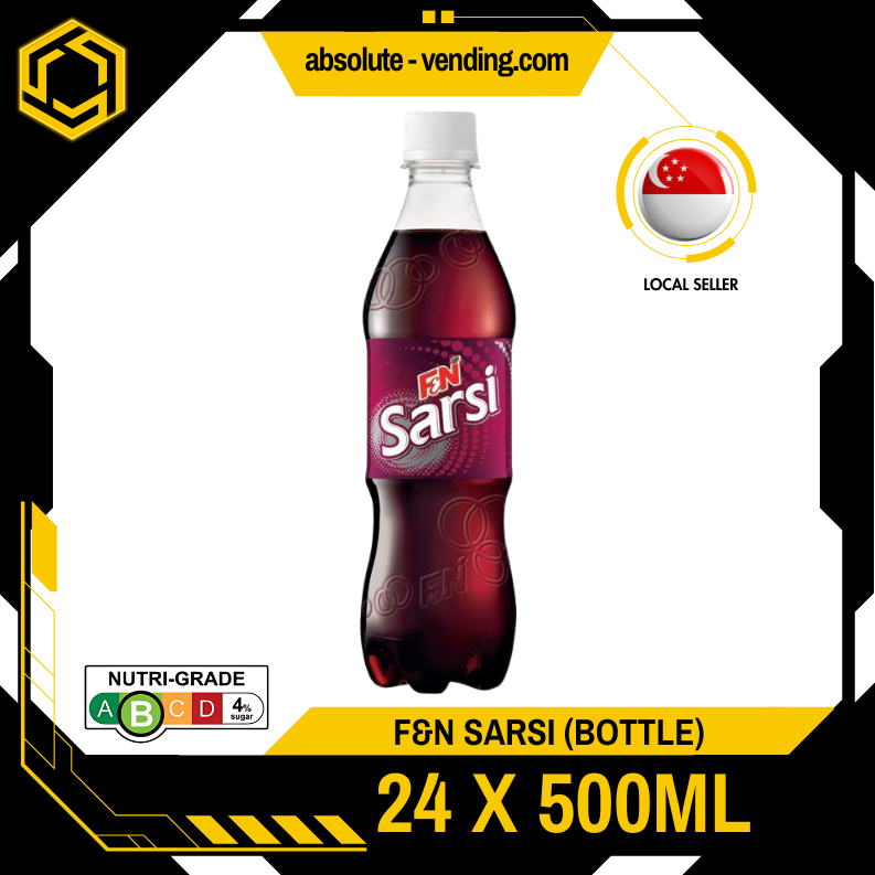 F&N Sarsi 500ML X 24 (BOTTLE) | Shopee Singapore