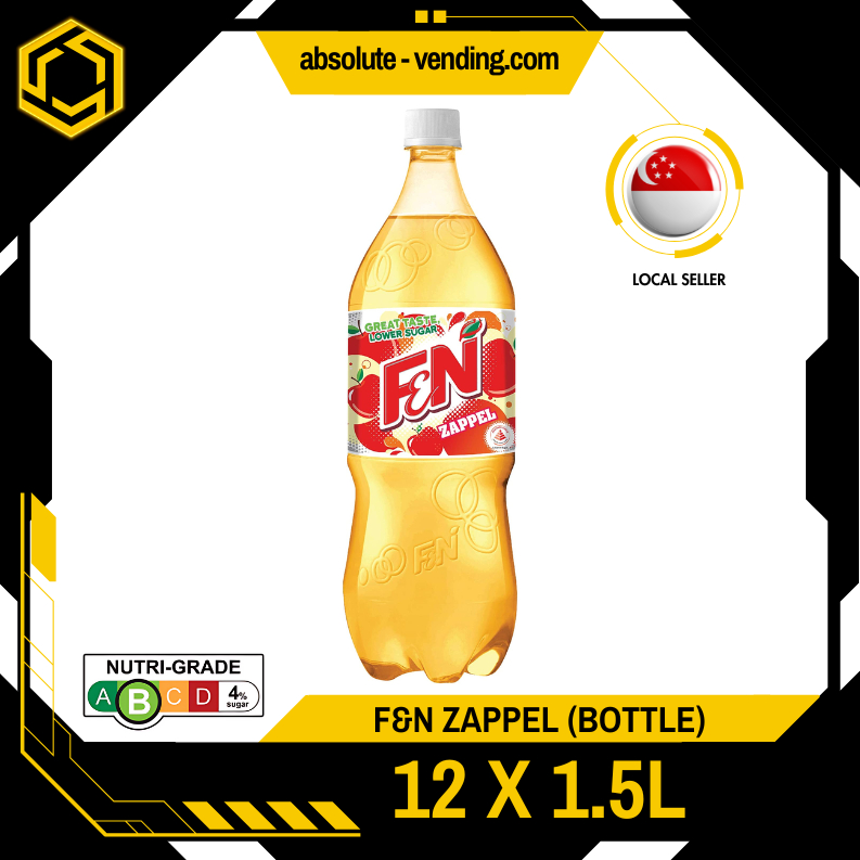 F&N ZAPPLE 1.5L X 12 (BOTTLE) | Shopee Singapore
