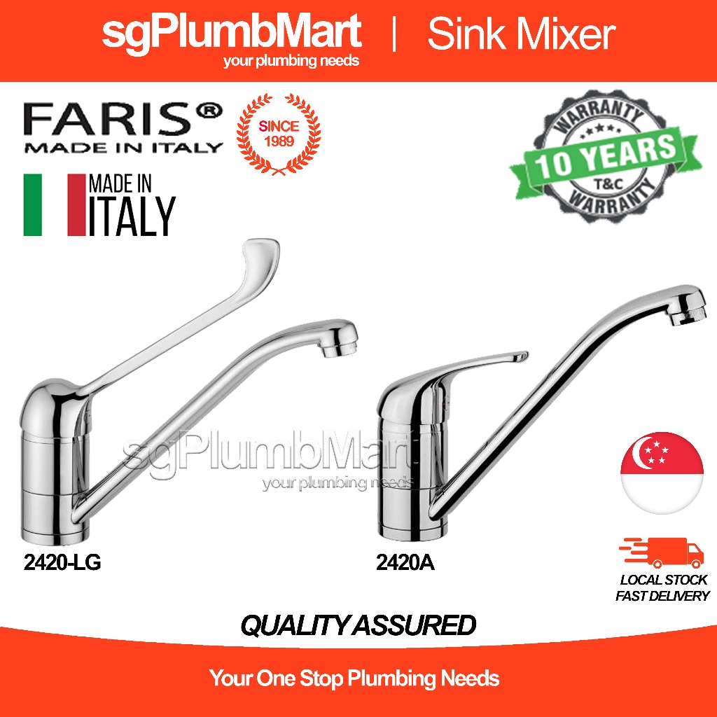 [Made in Italy] Faris Sink Mixer Tap with Swivel Spout / Clinical ...